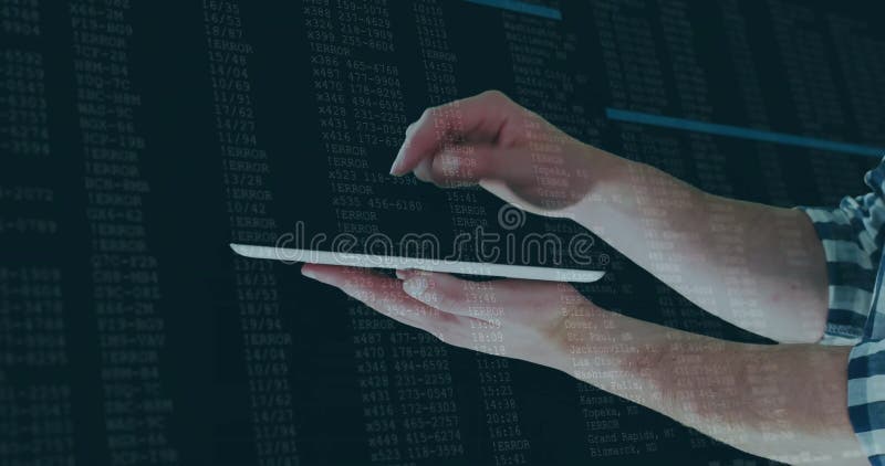 Index Finger Tapping Slim Tablet Causing Floating Columns and Sliding ...