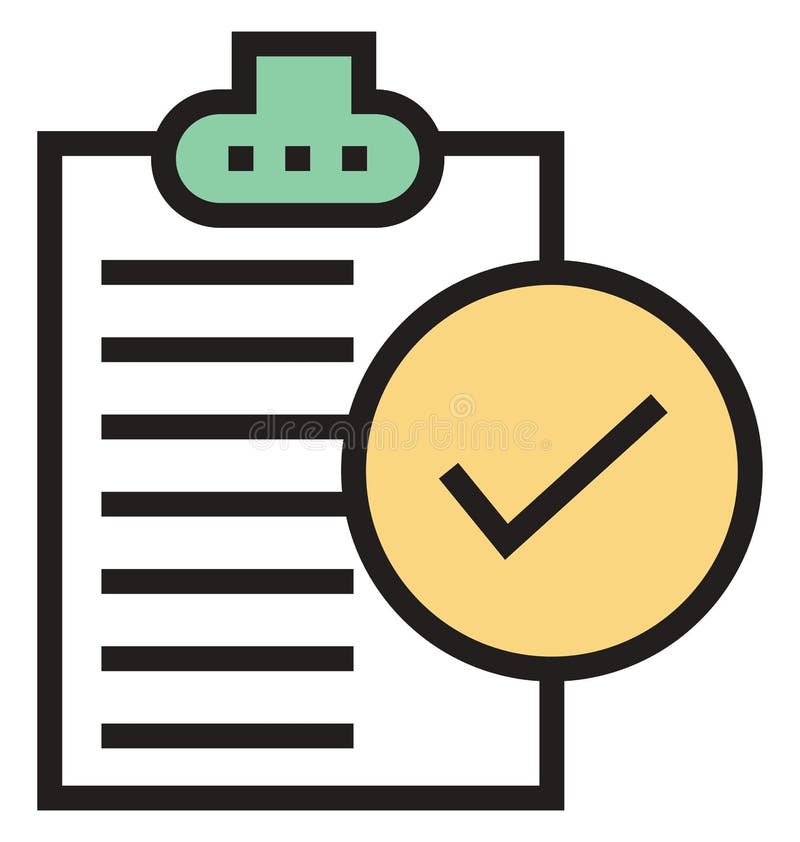 Index Outline and Filled Isolated Vector Icon that Can Be Easily Edited ...