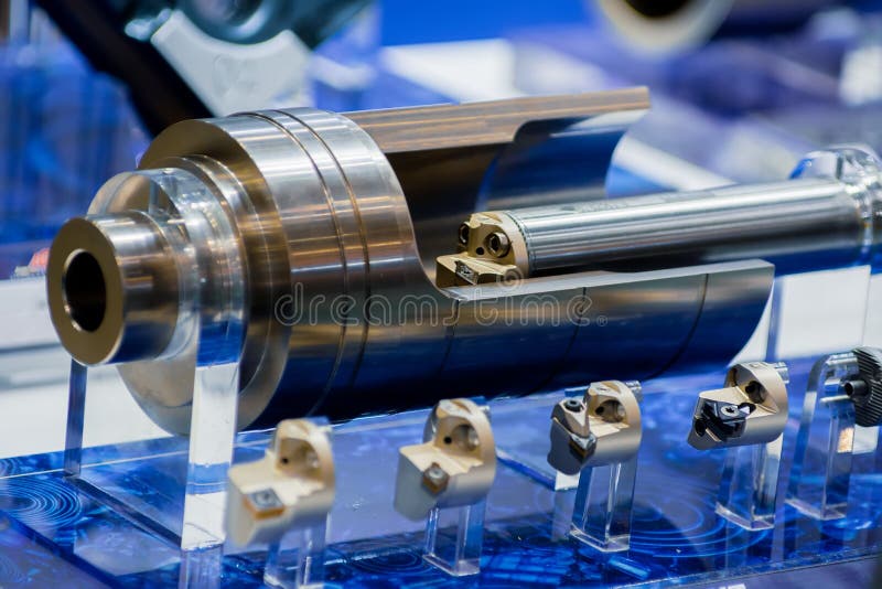 Indexable Insert Drills. an Example of Machining a Metal Part Stock ...