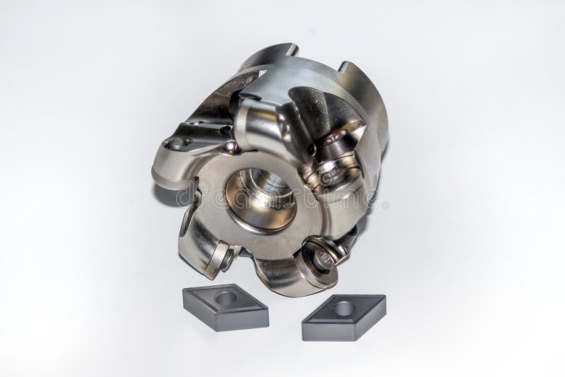 An Indexable Milling Cutter for CNC Milling Machine with Two Carbide ...