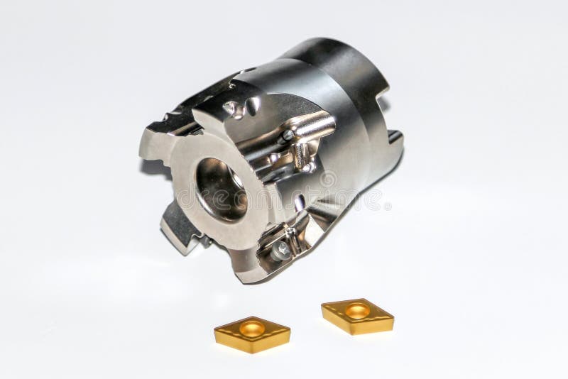 An Indexable Milling Cutter for CNC Milling Machine with Two Carbide ...