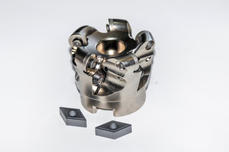 An Indexable Milling Cutter for CNC Milling Machine with Two Carbide ...