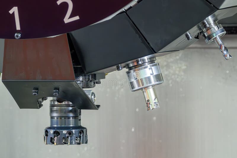 The Indexable Tool and Face Milling Cutter with Arbor Installed at the ...