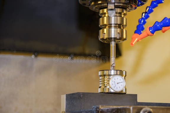The Indexable Tool Length Measurement by Dial Tool Preset Stock Image ...