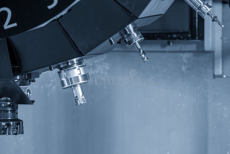 The Indexable Tool in the Tooling Magazine of Machining Center Stock ...