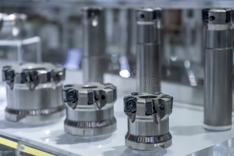 Indexable Tooling Many Placed on a White Background Stock Image - Image ...