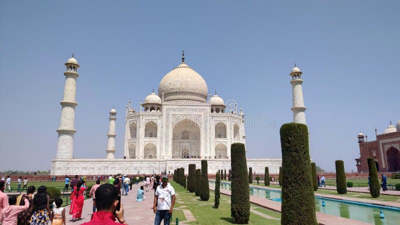 India, Agra , Taj Mahal editorial photography. Image of tourism - 258073492