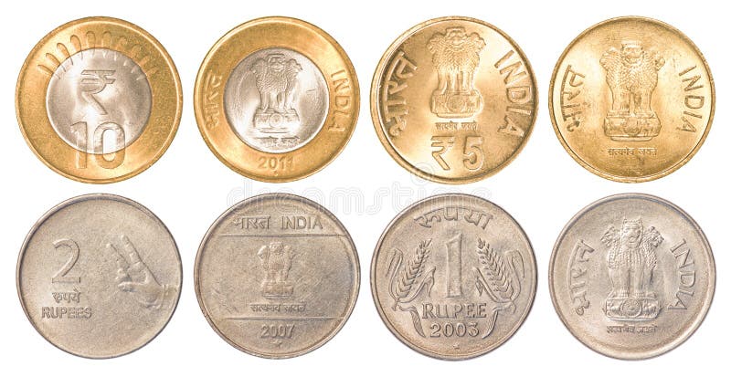 India circulating coins stock photo. Image of five, financial - 59659988