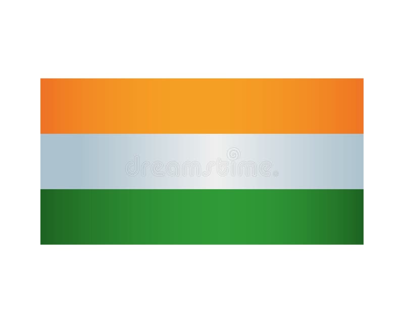 India Country Flag Isolated Icon Stock Vector - Illustration of ...