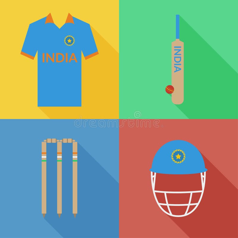 India Cricket Icons Stock Illustrations – 17 India Cricket Icons Stock ...