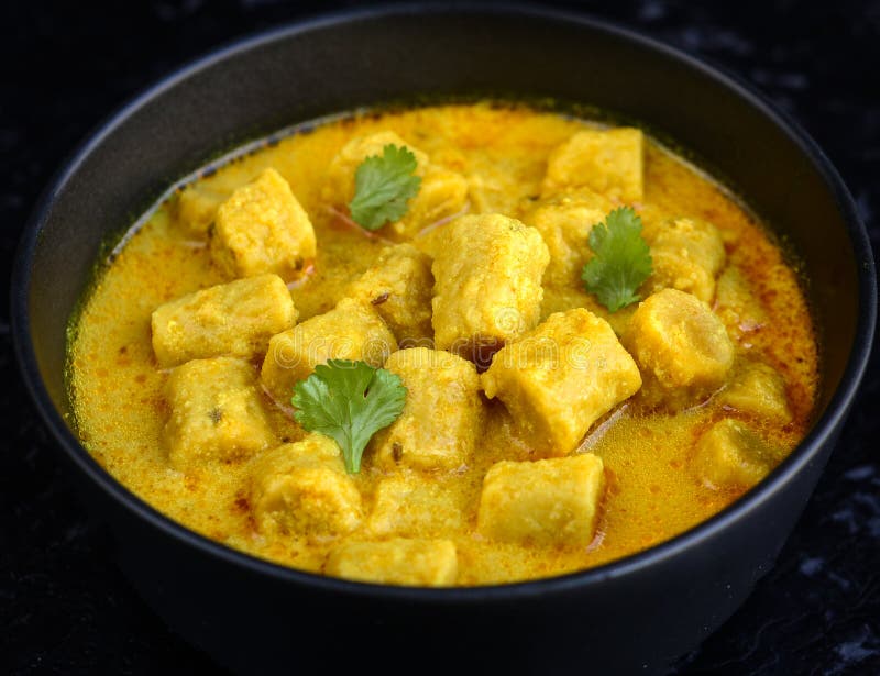 India curry-Gatte ki kadhi stock image. Image of dumplings - 78584413