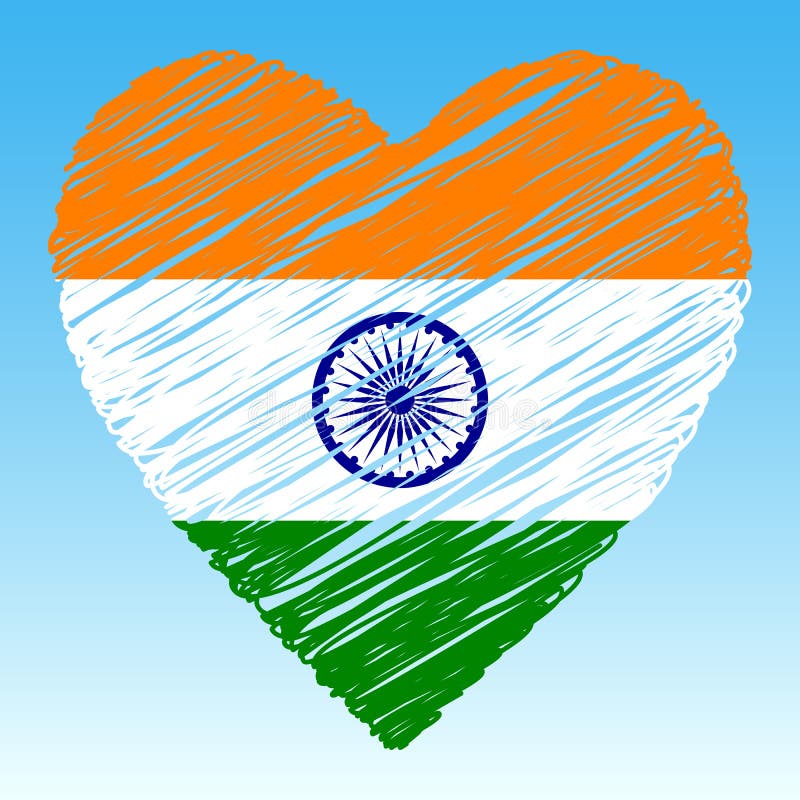 Heart India Flag Stock Illustrations – 886 Heart India Flag Stock ...