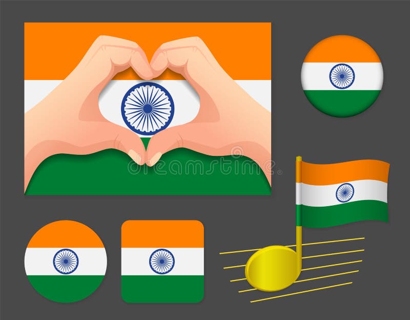 India flag icon stock illustration. Illustration of patriot - 181867368