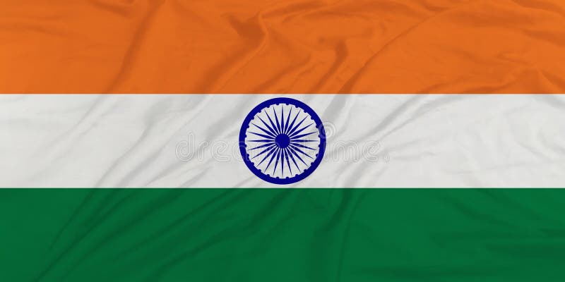 India Flag Waving Close Up stock photo. Image of country - 377082822
