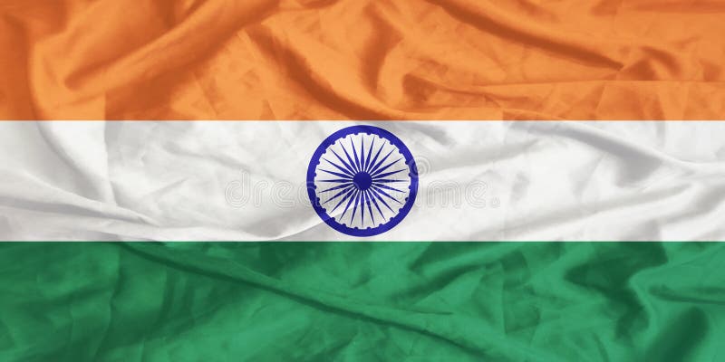 India Flag Waving Close Up stock image. Image of flying - 377082851