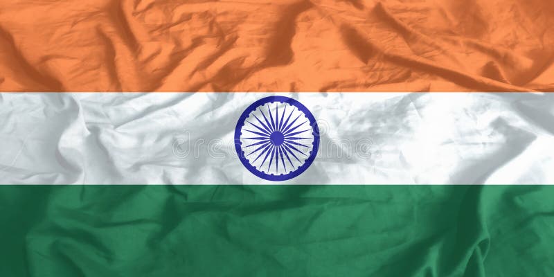India Flag Waving Close Up stock photo. Image of state - 377082922