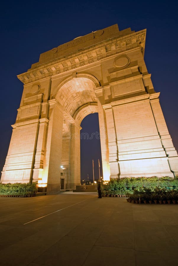 India Gate stock photo. Image of night, delhi, scene - 11956464