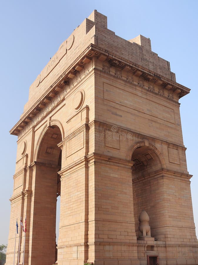 India Gate - Delhi in India Stock Image - Image of indian, tourism ...