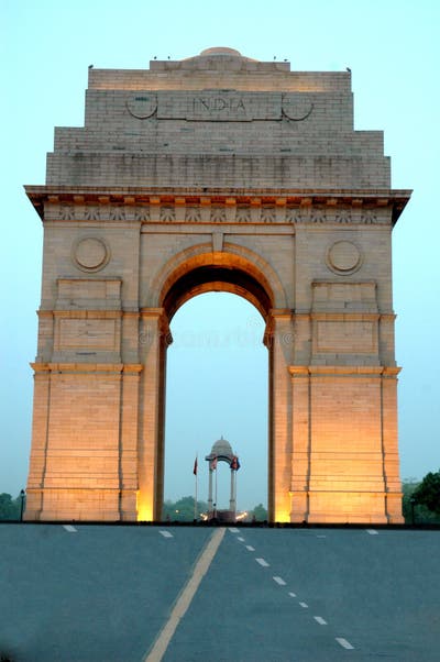 India gate. stock image. Image of tour, door, delhi, vertical - 5852493