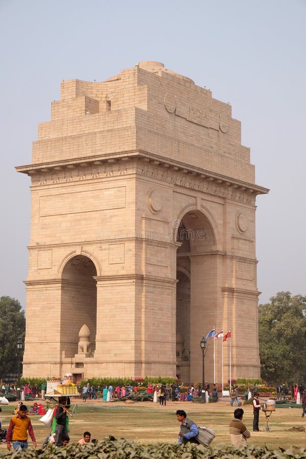 The India gate, Delhi editorial photography. Image of gateway - 96566662
