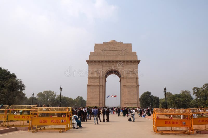 The India gate, Delhi editorial stock photo. Image of ethnicity - 96566713