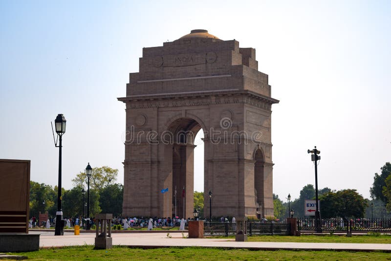 India Gate Full View during Day at Delhi India, Famous India Gate View ...