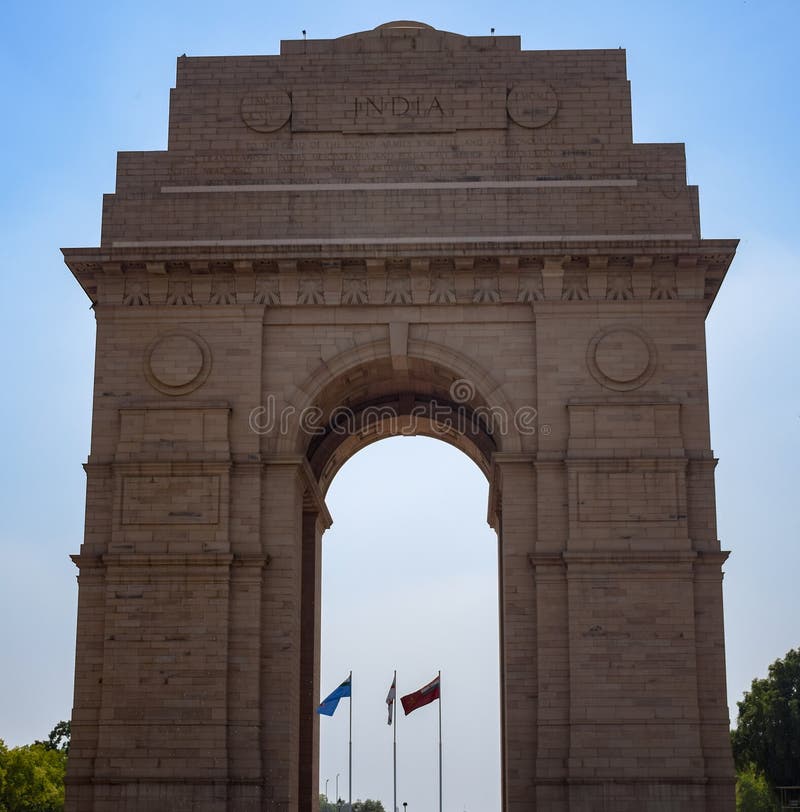 India Gate Full View during Day at Delhi India, Famous India Gate View ...