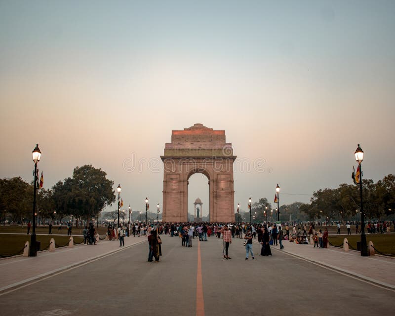 India gate editorial photography. Image of city, plaza - 273965802