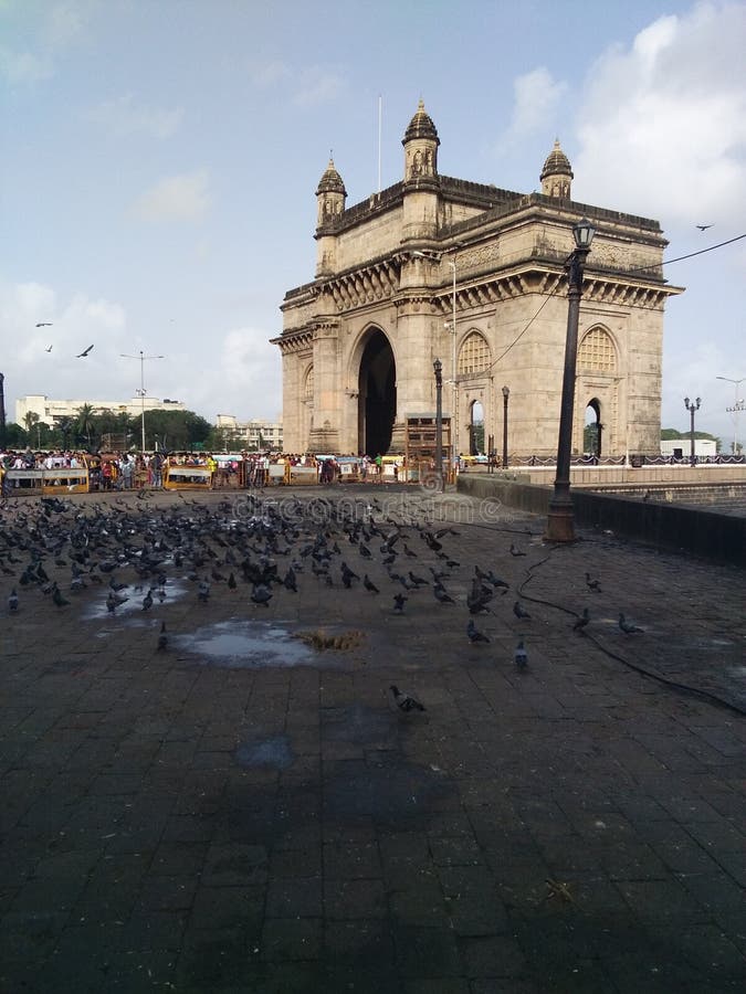 India Gate at Mumbai on Afternoon Editorial Stock Image - Image of shot ...