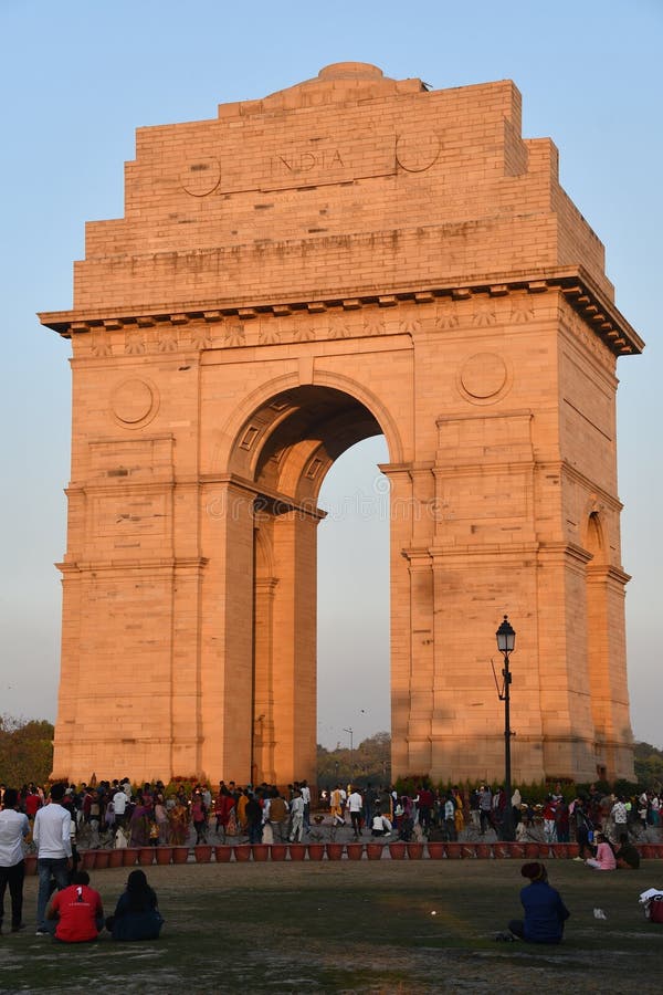 India Gate in New Delhi, India Editorial Stock Photo - Image of ...