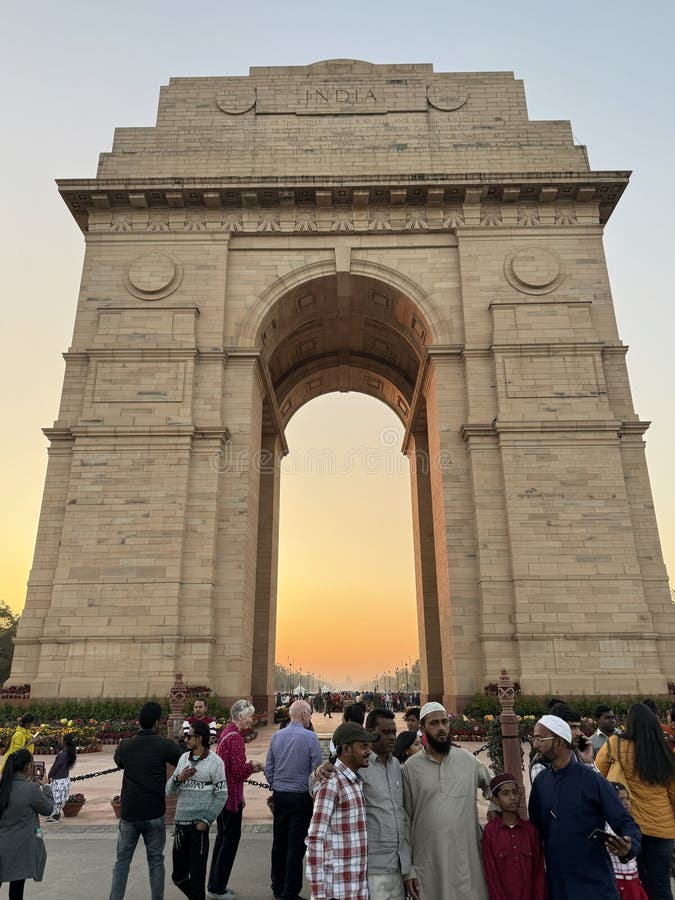 India Gate in New Delhi, India Editorial Stock Image - Image of asia ...