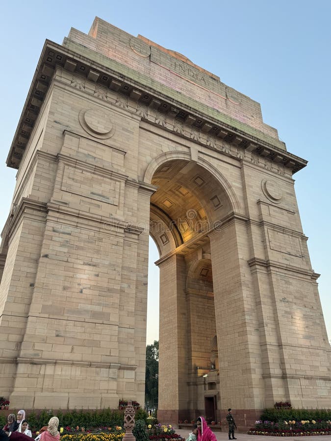 India Gate in New Delhi, India Editorial Image - Image of memorial ...