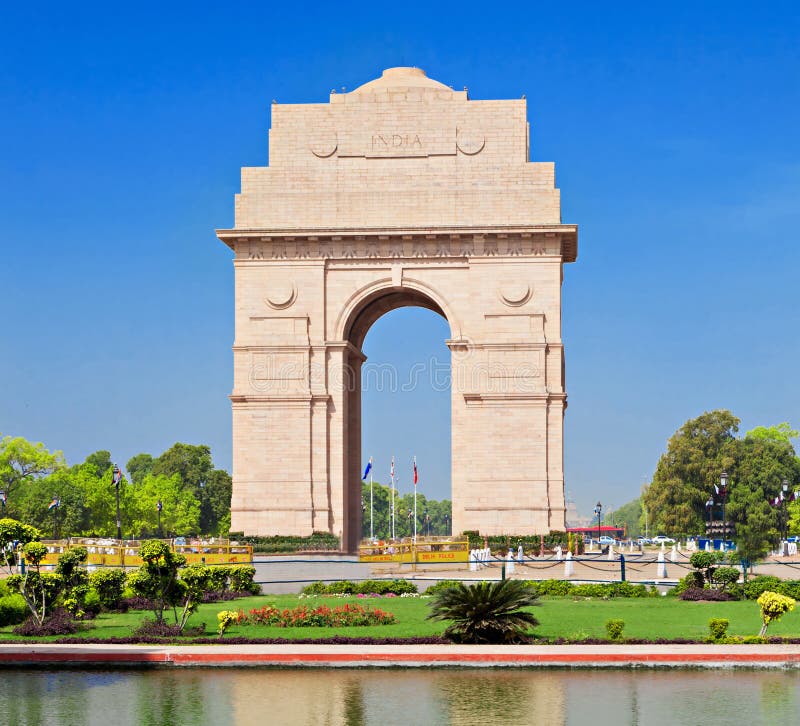 India Gate stock photo. Image of famous, door, british - 40492840
