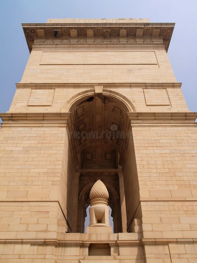 India Gate at New Delhi stock photo. Image of landmark - 6037696