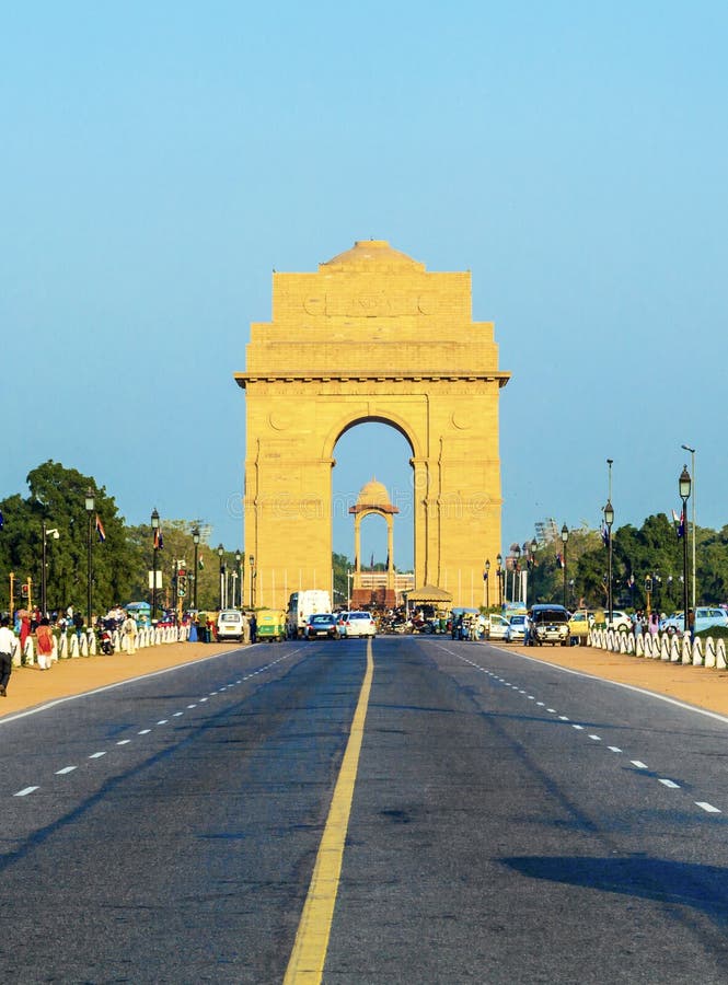 India Gate in Delhi stock image. Image of india, history - 48683315