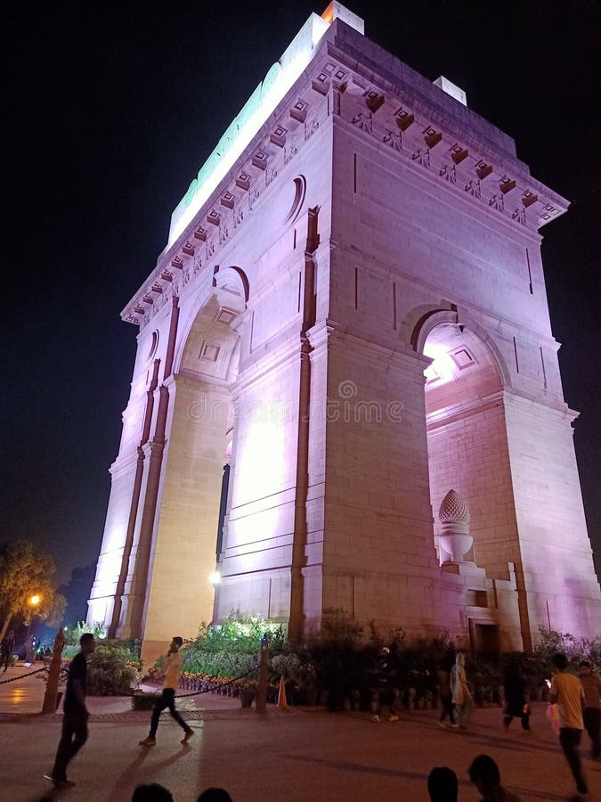 India Gate editorial photography. Image of tourist, beautiful - 152755667