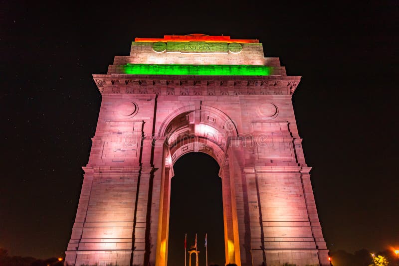 India Gate, New Delhi , India Stock Photo - Image of heritage ...