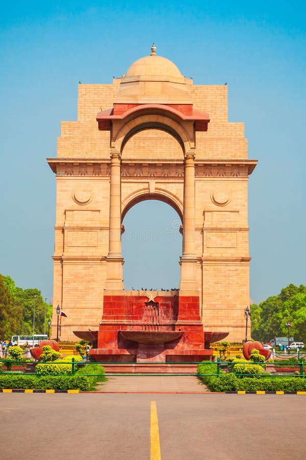 India Gate War Memorial, Delhi Stock Image - Image of park, delhi ...