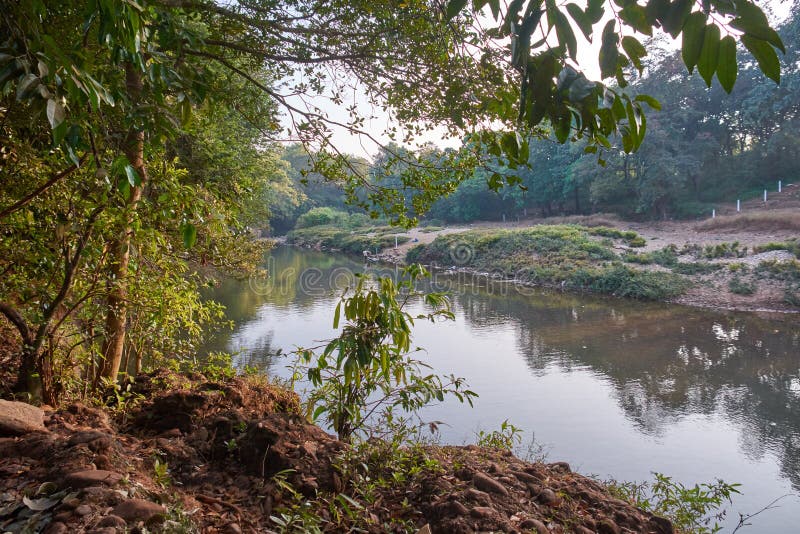 India. Goa State. the Mountains. Dudhsagar Falls Stock Photo - Image of ...