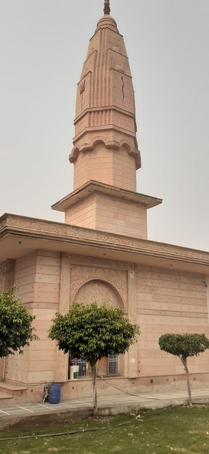 In India a Historical Temple for Peace Image Stock Photo - Image of ...