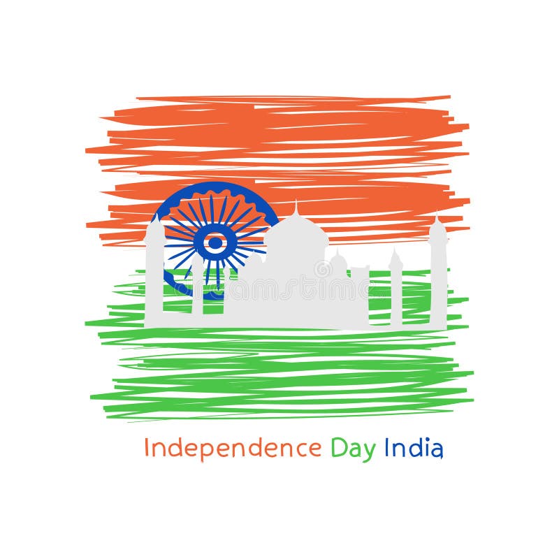 India Independence Day is Celebrated Every Year on 15 August. Stock ...