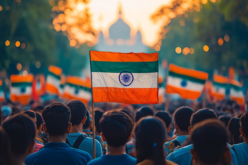 India Independence Day. India Flag Colors Stock Image - Image of august ...