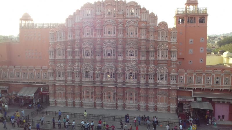 India Jaipur. the Pink City Editorial Stock Photo - Image of india ...