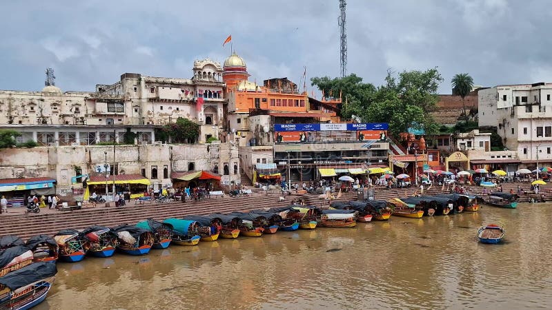 India - Jul 24, 2024: Timelapse in a Panoramic View of Movement Around ...