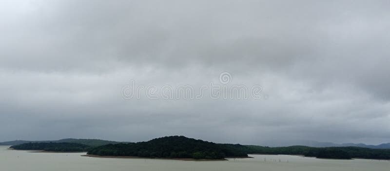 India Karnatak Sharavathi River Hill Forest Stock Photo - Image of ...