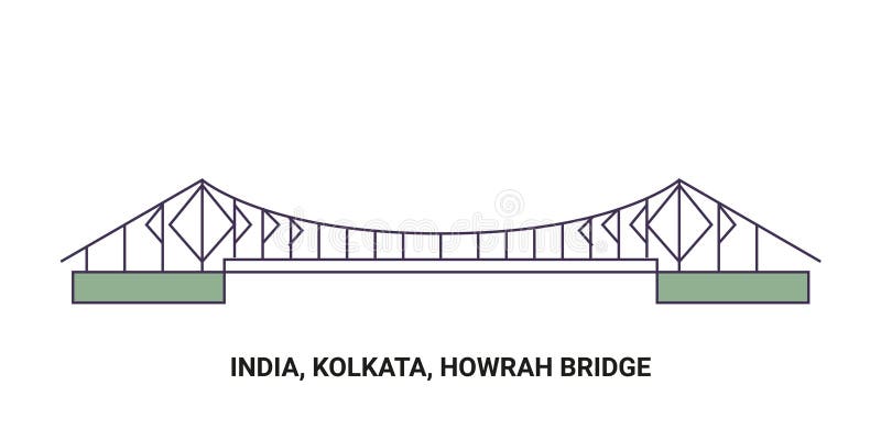 Howrah Bridge Kolkata Stock Illustrations 23 Howrah Bridge Kolkata