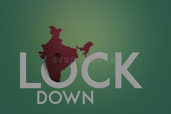 India Lock Down Concept , Corona Virus Lock Down Stock Image - Image of ...