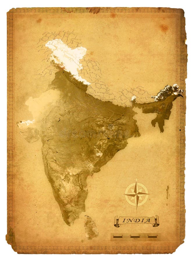 Physical Map Of Ancient India