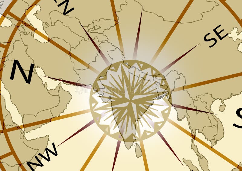 India map stock illustration. Illustration of navigate - 5630745