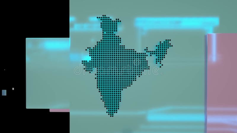 India Map 4K Animation 3D stock footage. Video of culture - 382288550